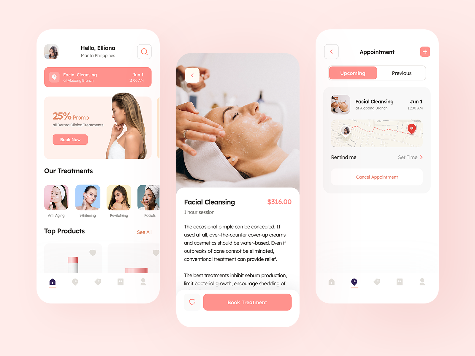 Dermatology - appointment booking App by Michael Sumague on Dribbble