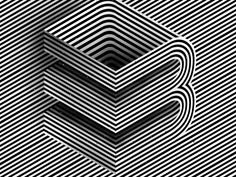 Number «3» /36daysoftype by Divin Creador on Dribbble