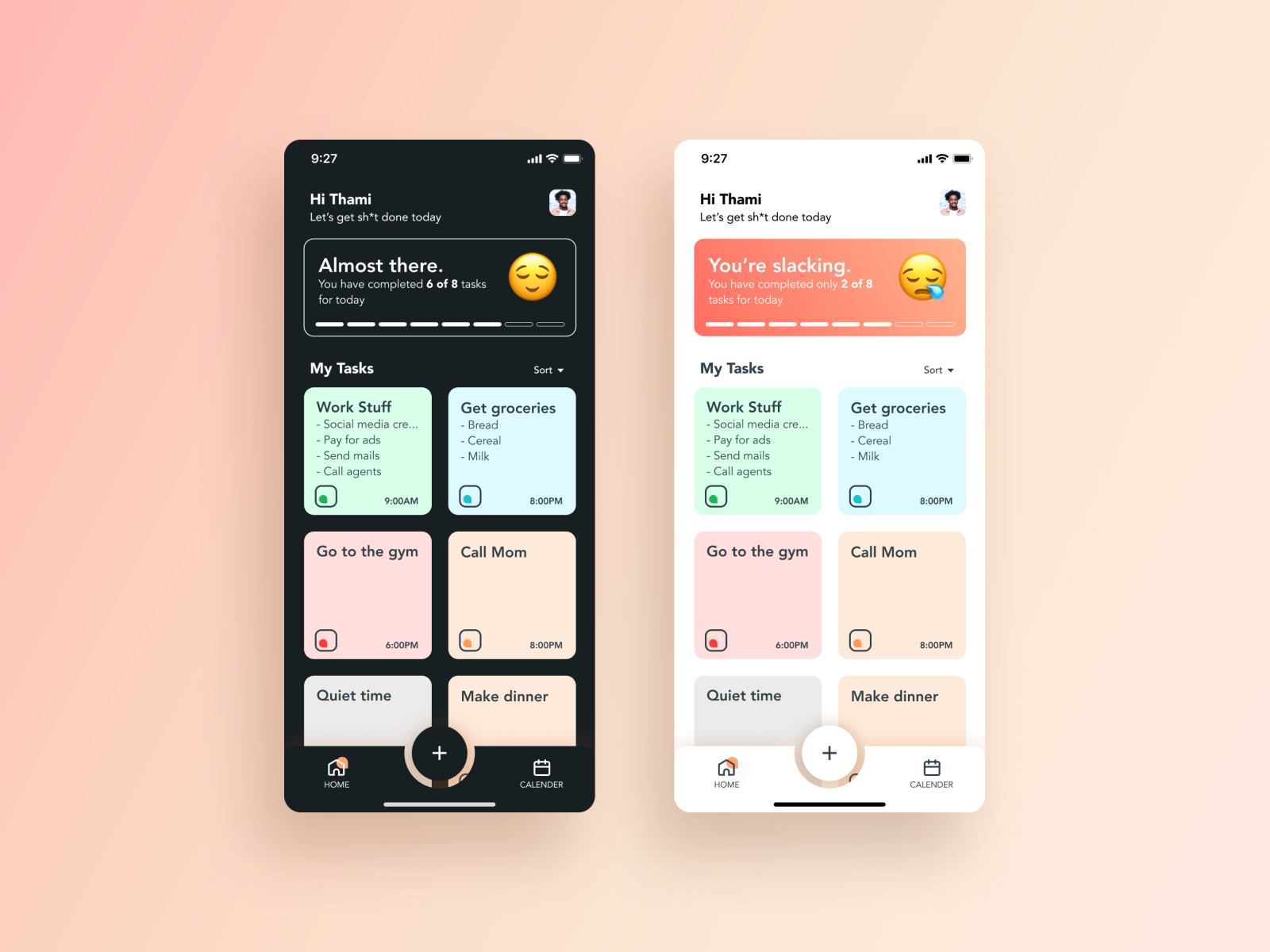 Taskiie by Thami Frama on Dribbble