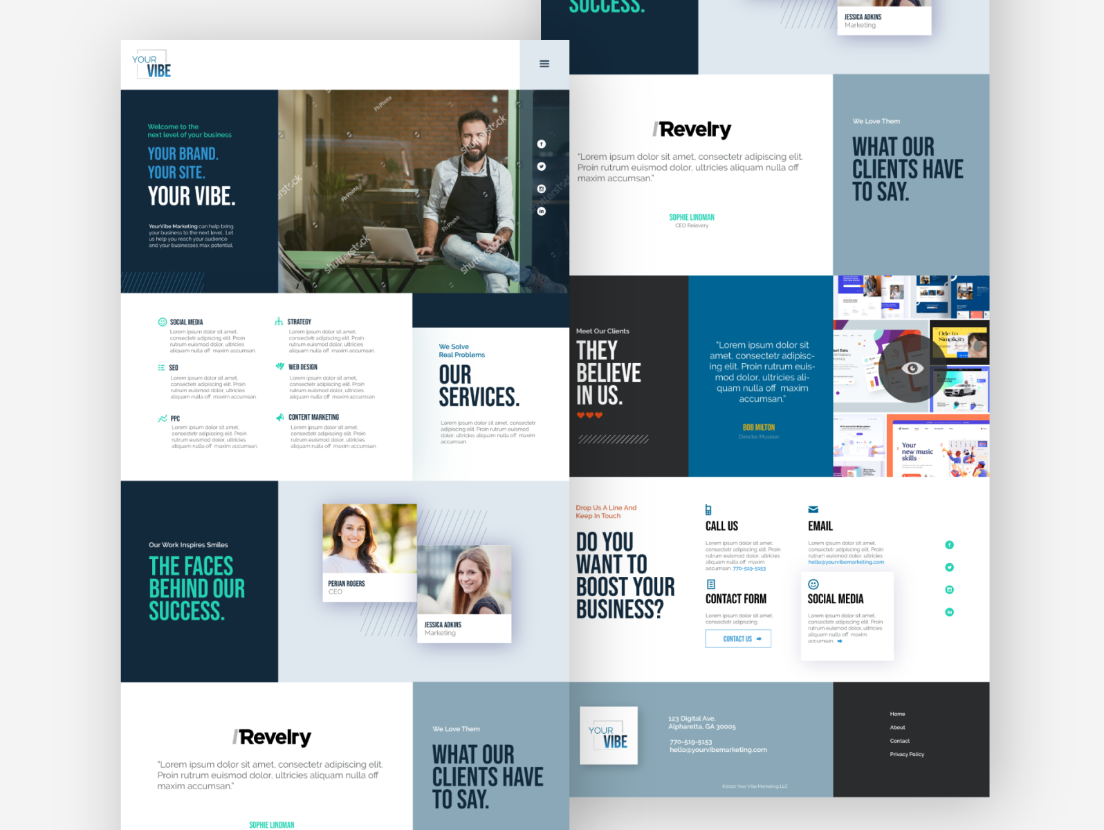 YourVibe Sample from First Set by Matthew Almand on Dribbble