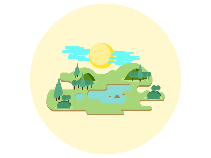 Flat illustration #6 by Tushar on Dribbble