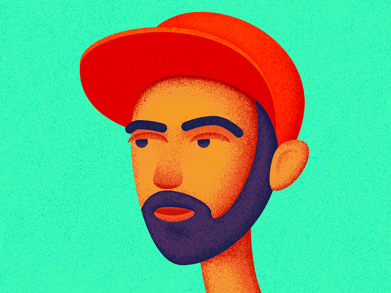 Autoportrait by Andrei Rudenko on Dribbble