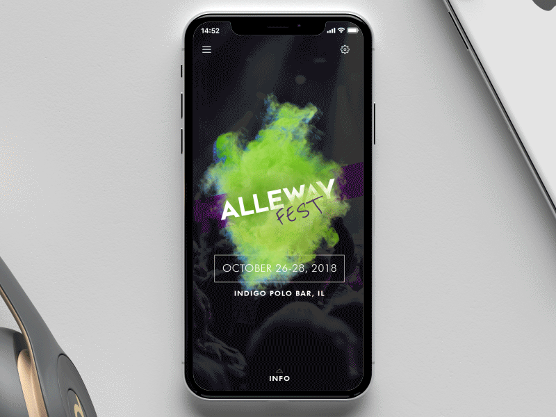 Festival UI by Formiga on Dribbble