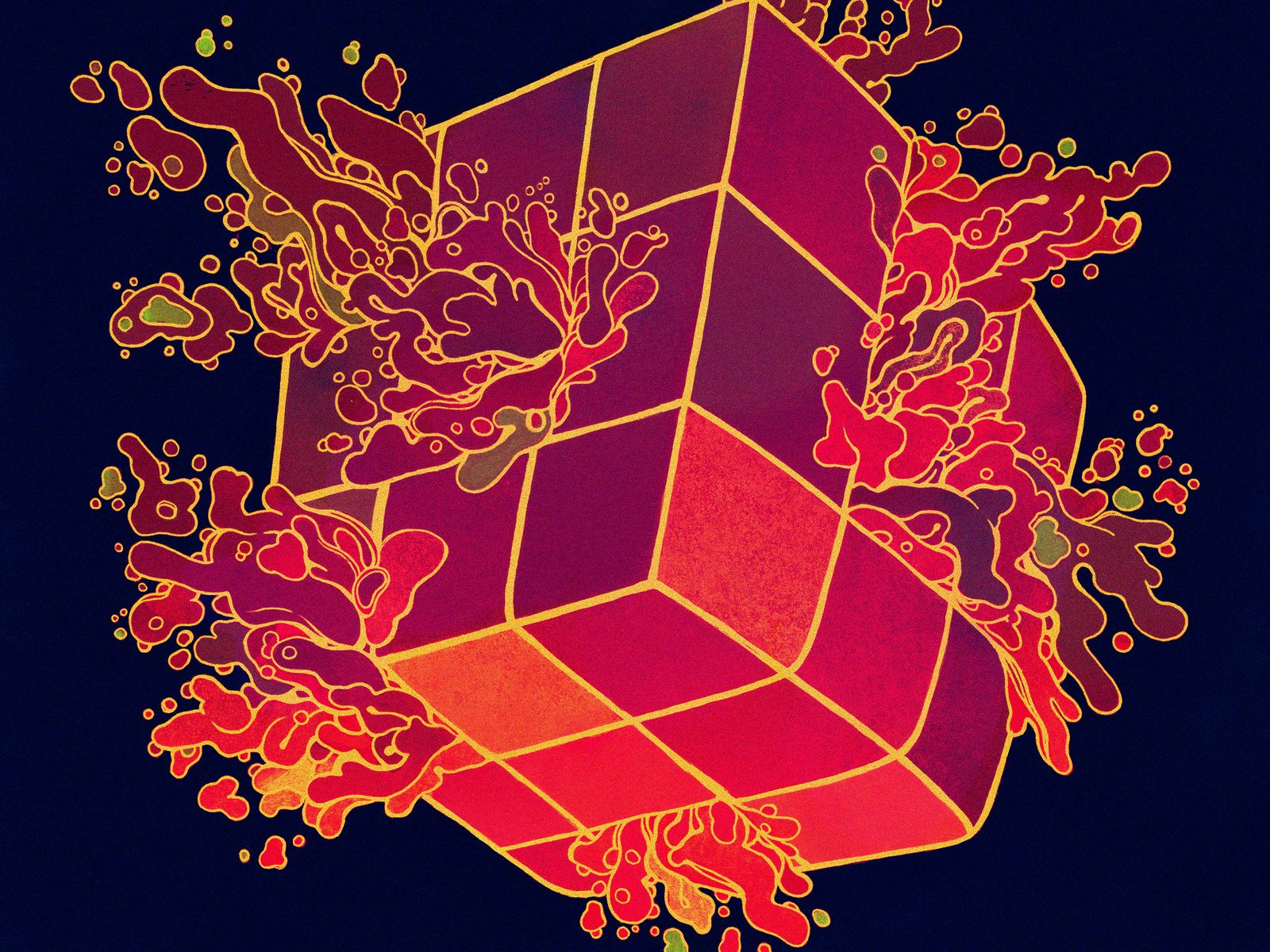 Cube Explosion by Tarik Mask on Dribbble
