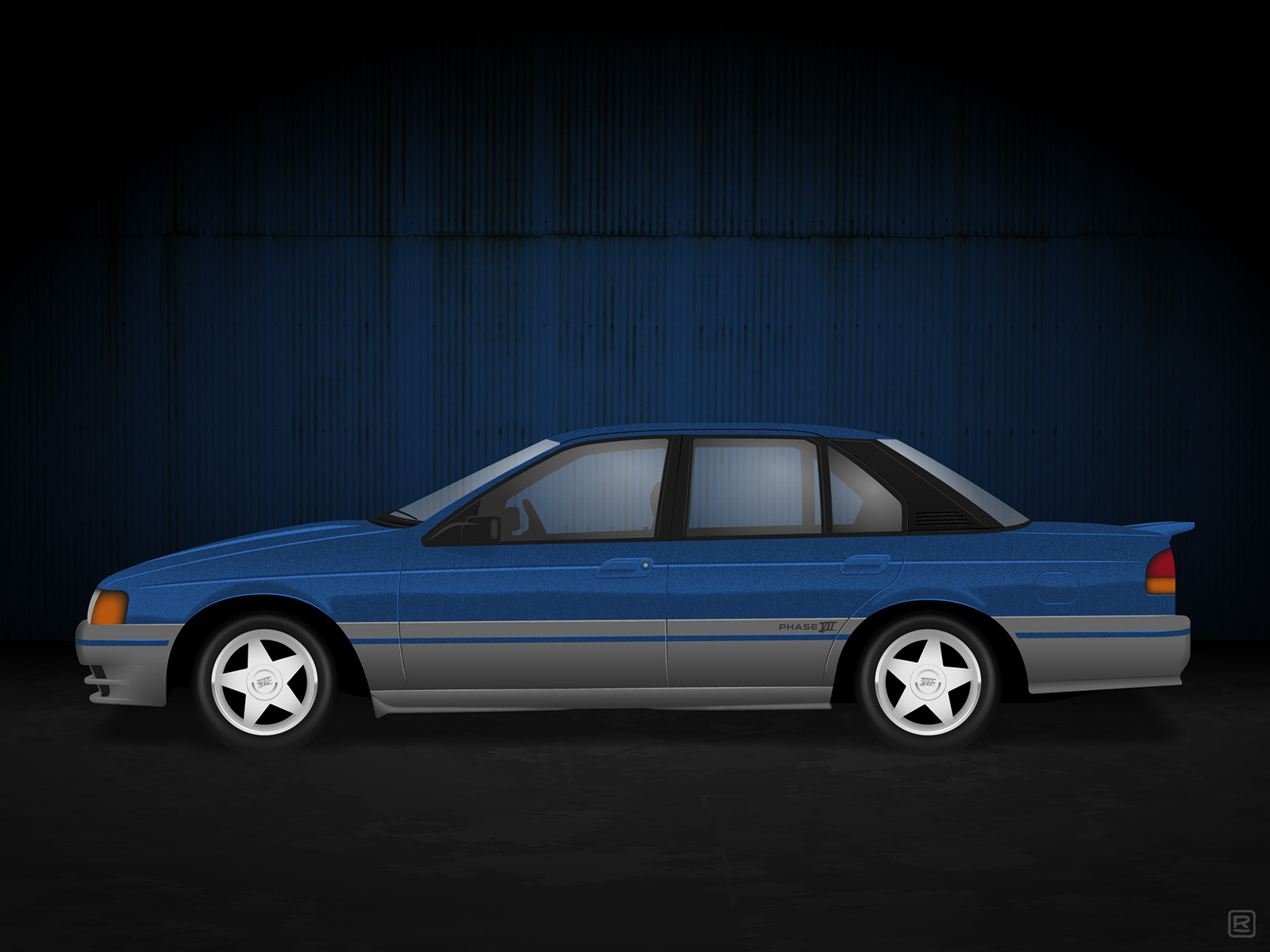 1988 Ford EA Falcon - Phase VII by Rebecca Bailey on Dribbble