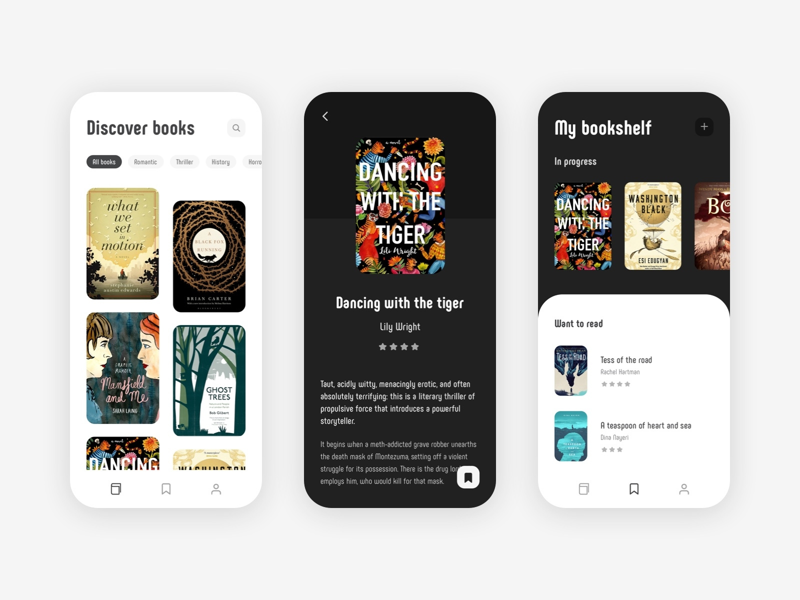 Books App by veronica fasulo on Dribbble