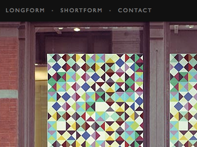 Updating a real portfolio by Patrick Algrim on Dribbble