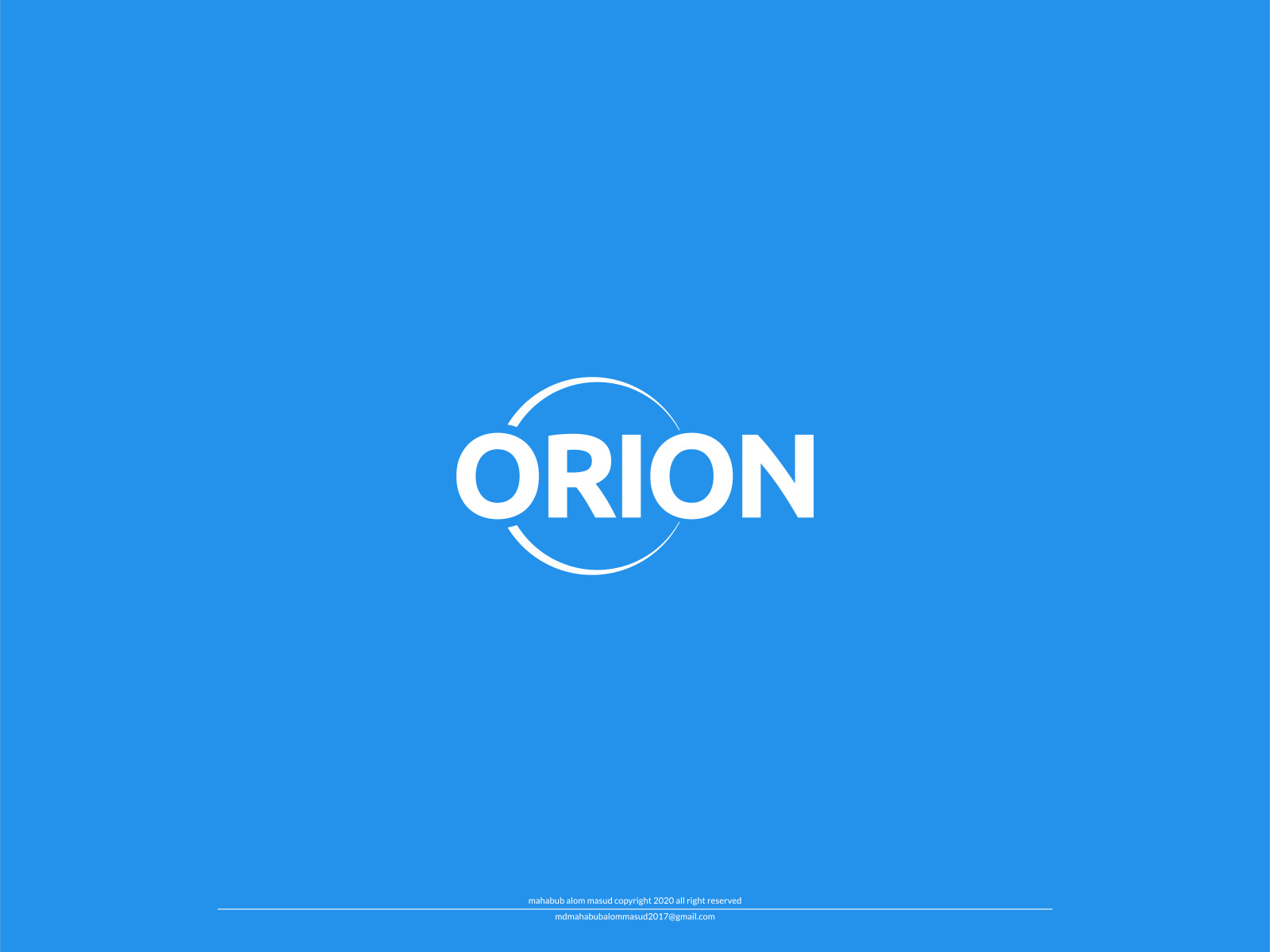 Orion logo concept - 1 by Ma Masud Hossen on Dribbble