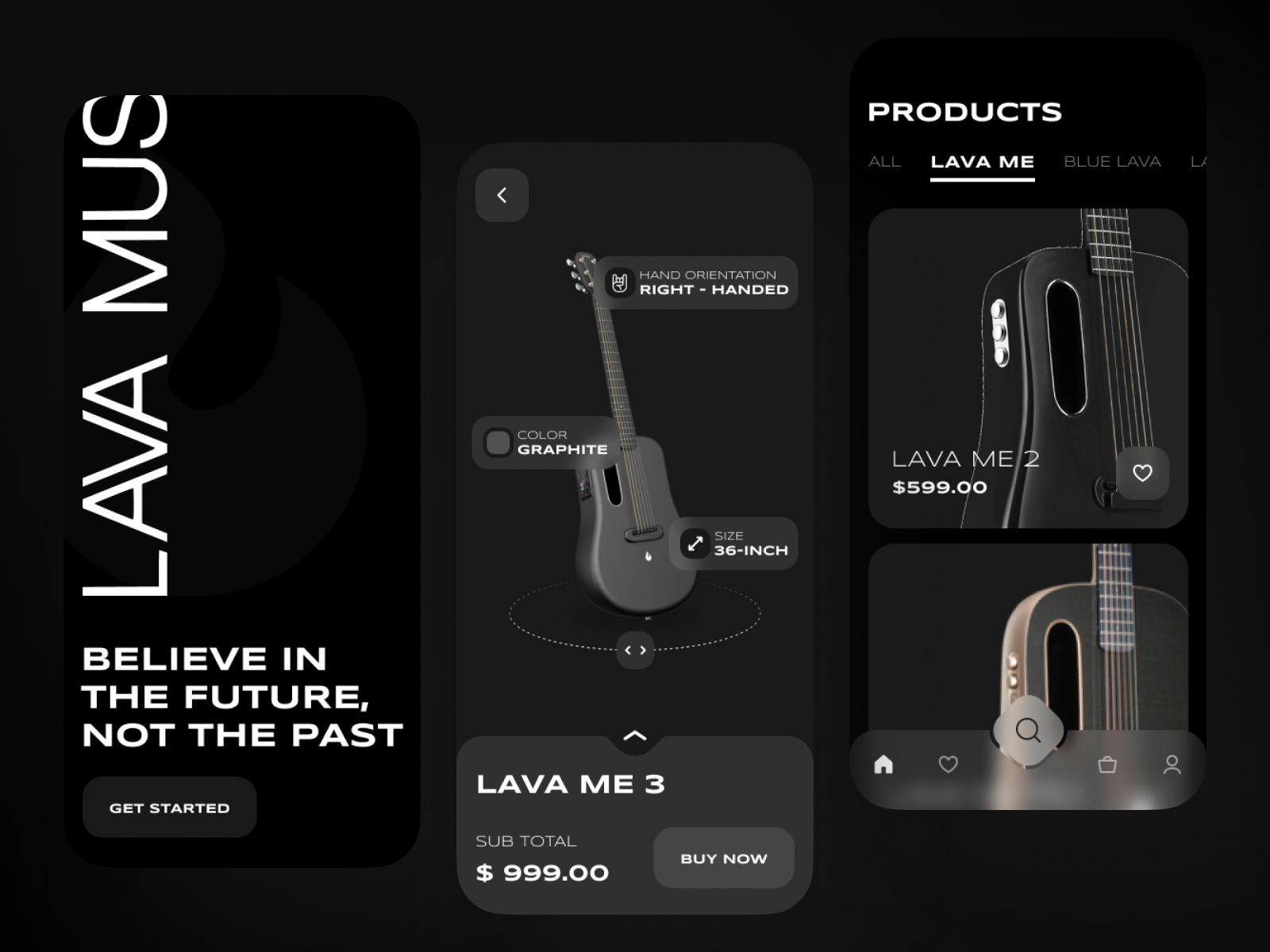 LAVA MUSIC - Ecommerce Mobile Application by Denys Ilchenko on Dribbble