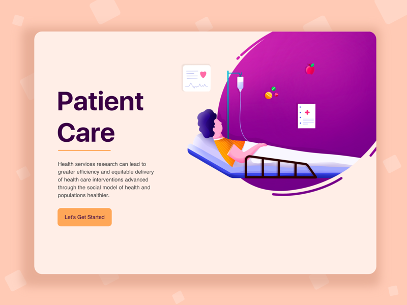 Patient care ui by Manoj Jadhav on Dribbble