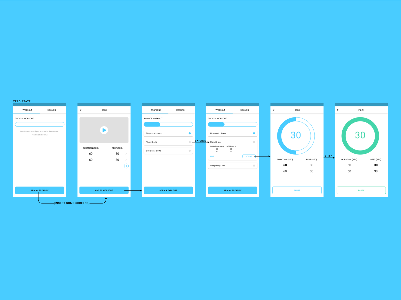Daily UI #041 Workout Tracker by Olivia Wong on Dribbble