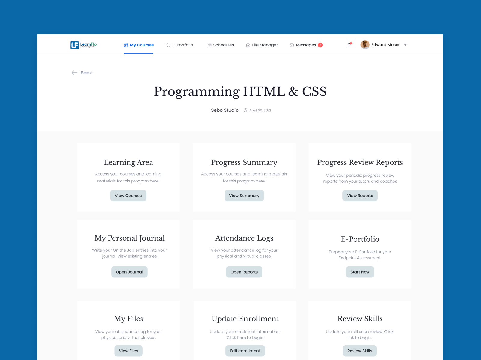 Digital Learning Platform by Jerry Ibe on Dribbble