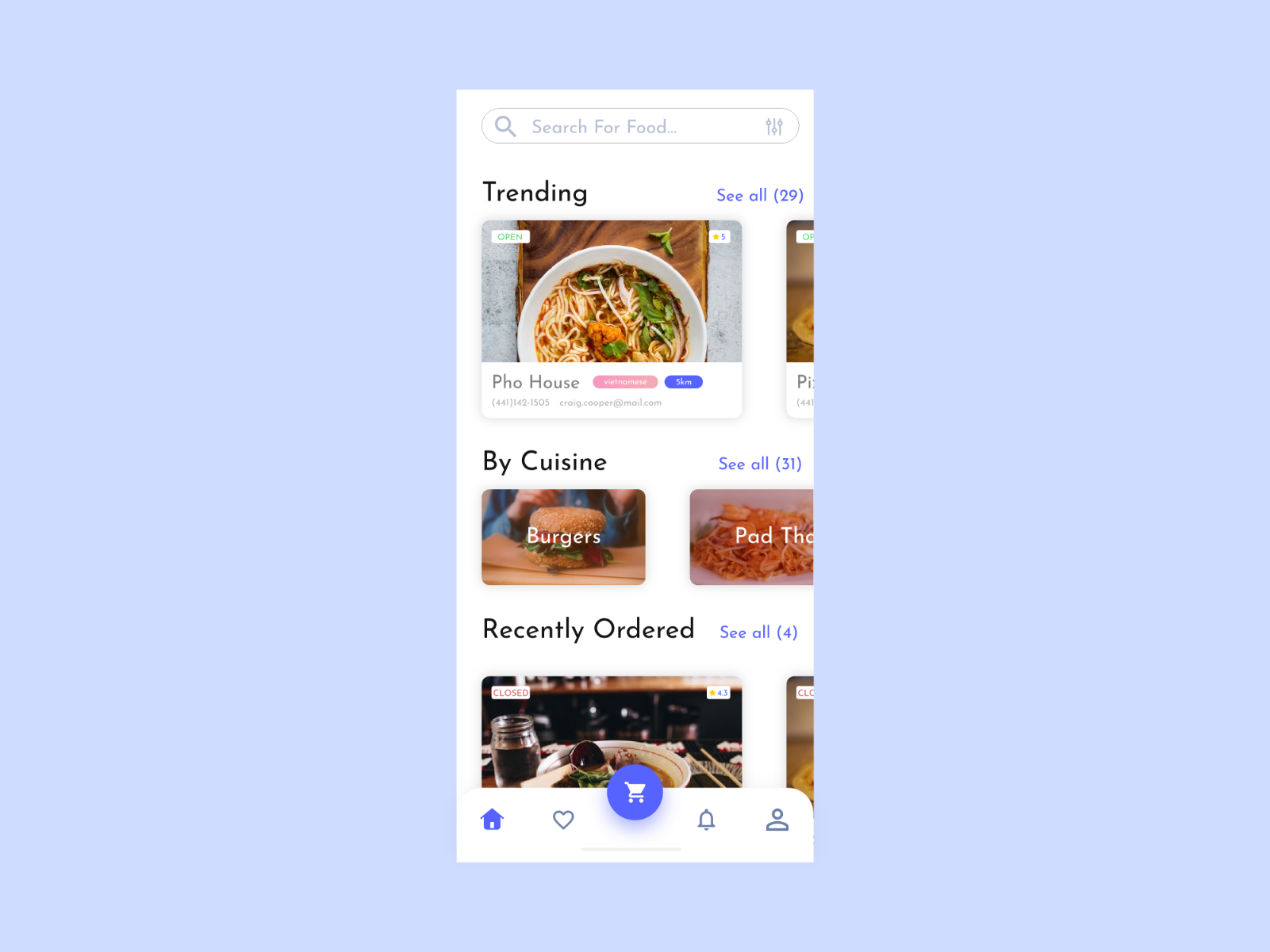 Foodly App Concept by Hector Bat on Dribbble