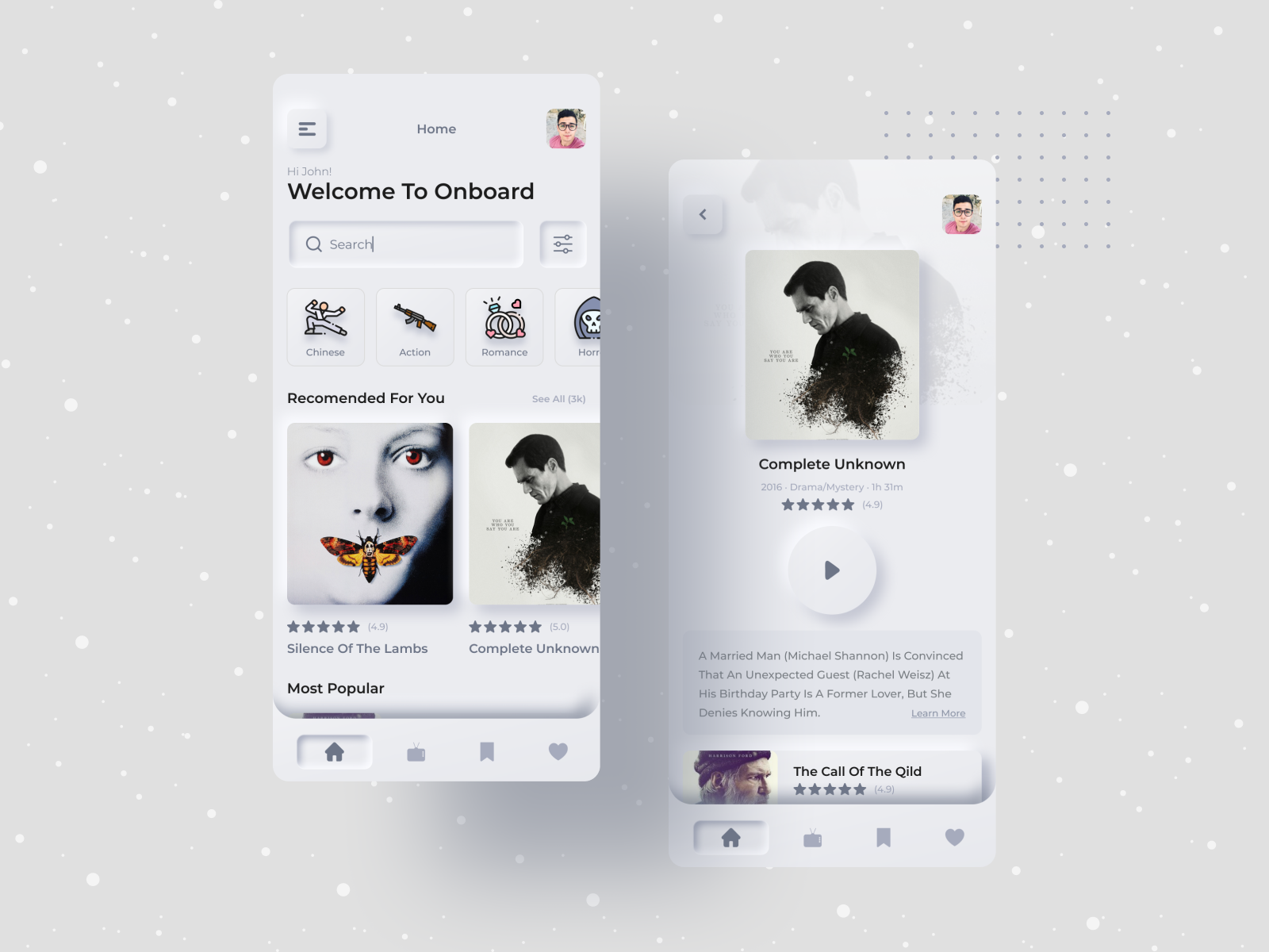 Movie-App UI Concept by Anup 💯 on Dribbble