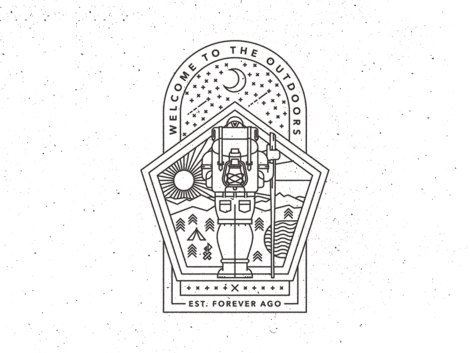 Outdoor Badge by Luke Fehribach on Dribbble