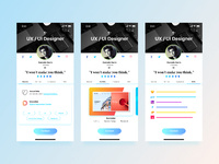 Daily UI 006: User Profile by Gonzalo Narro on Dribbble