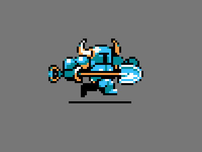 Shovel Knight Resprite Run Animation by Rudy Flores on Dribbble