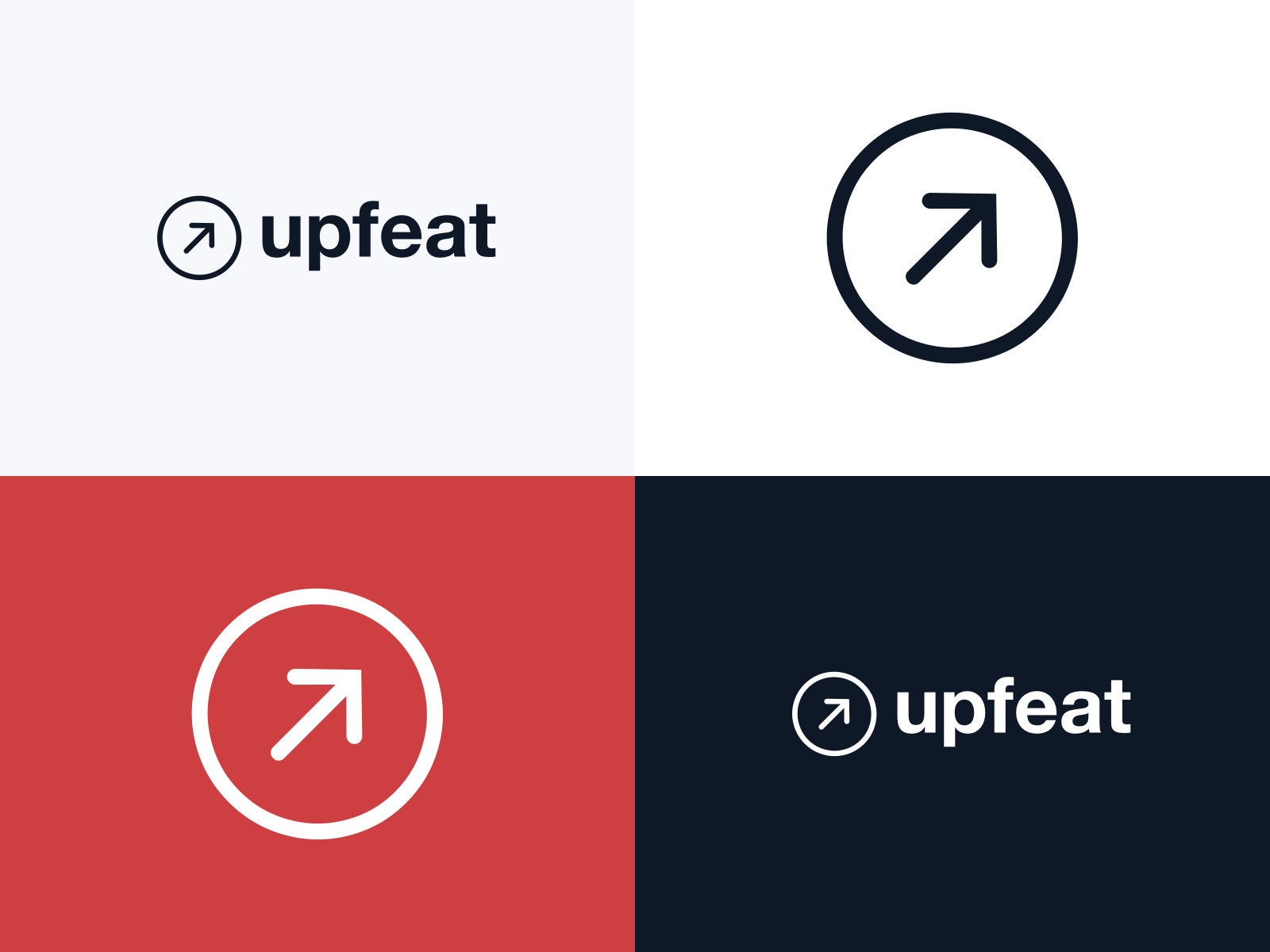 upfeat logo by Ryan Bollenbach on Dribbble
