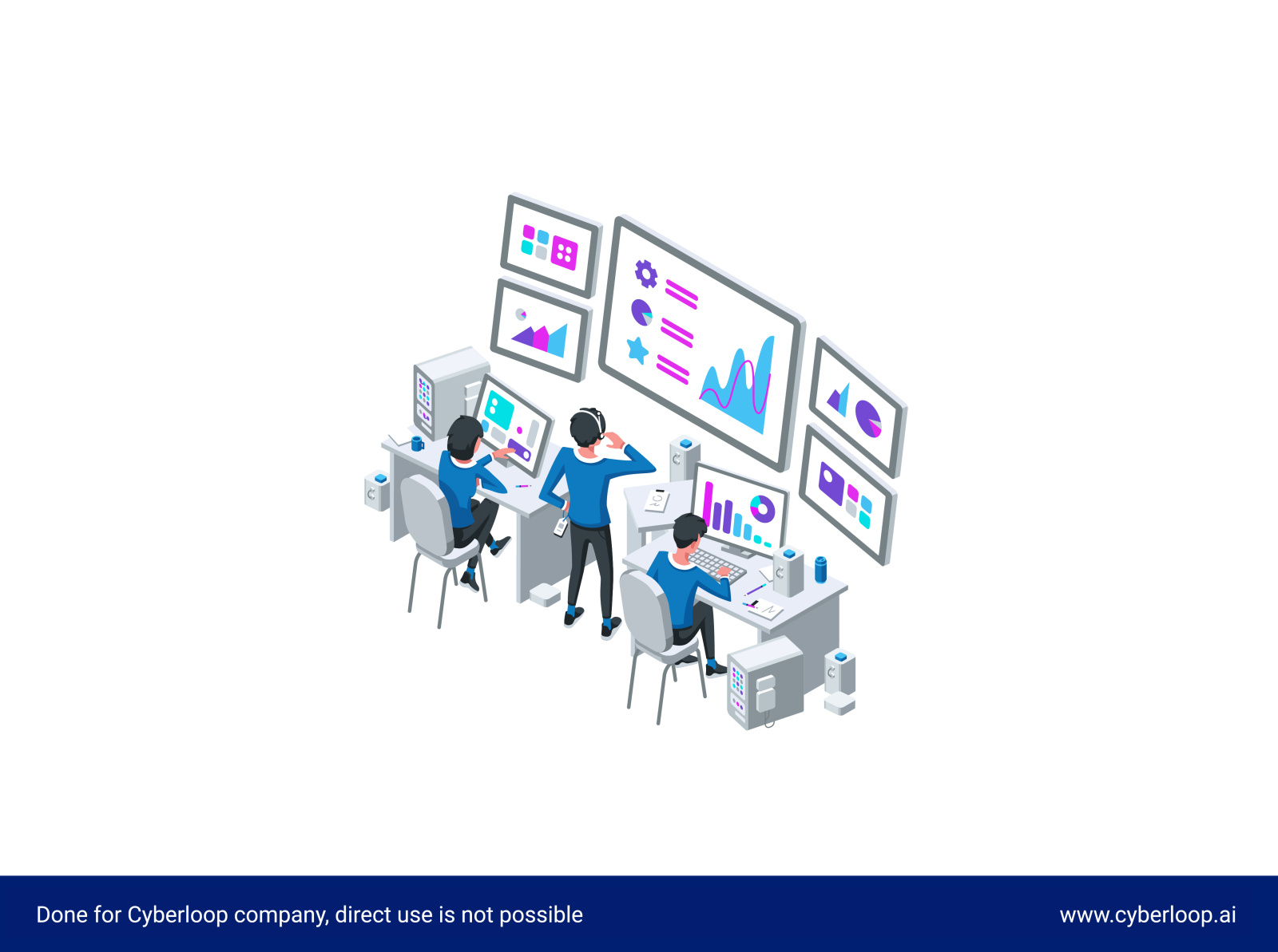 Remote operations center by Pavel Korkunov on Dribbble