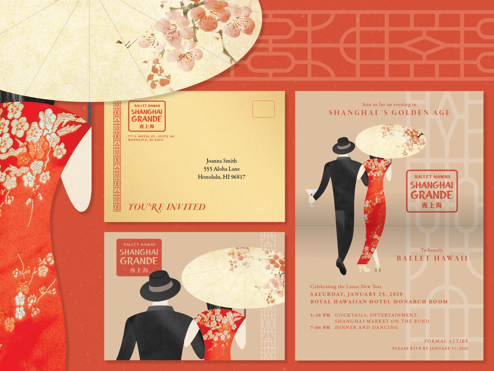 Shanghai Grande - Invitation by George P. Wilson on Dribbble