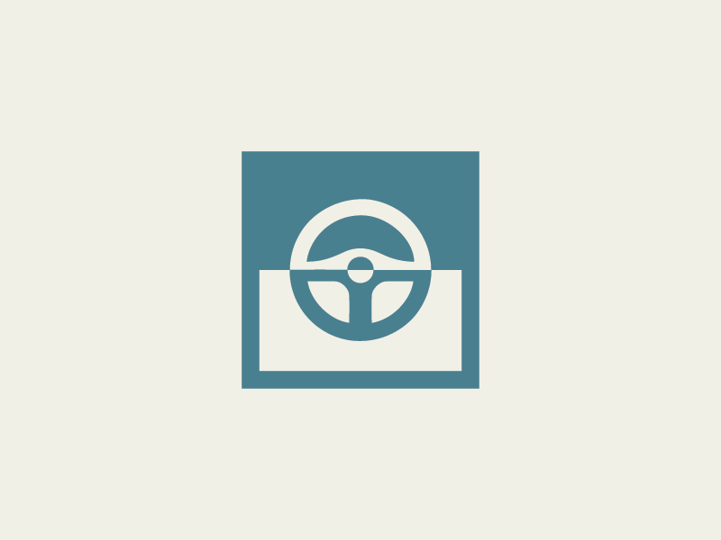 Driverless Car Logo by Alexis Bonilla on Dribbble