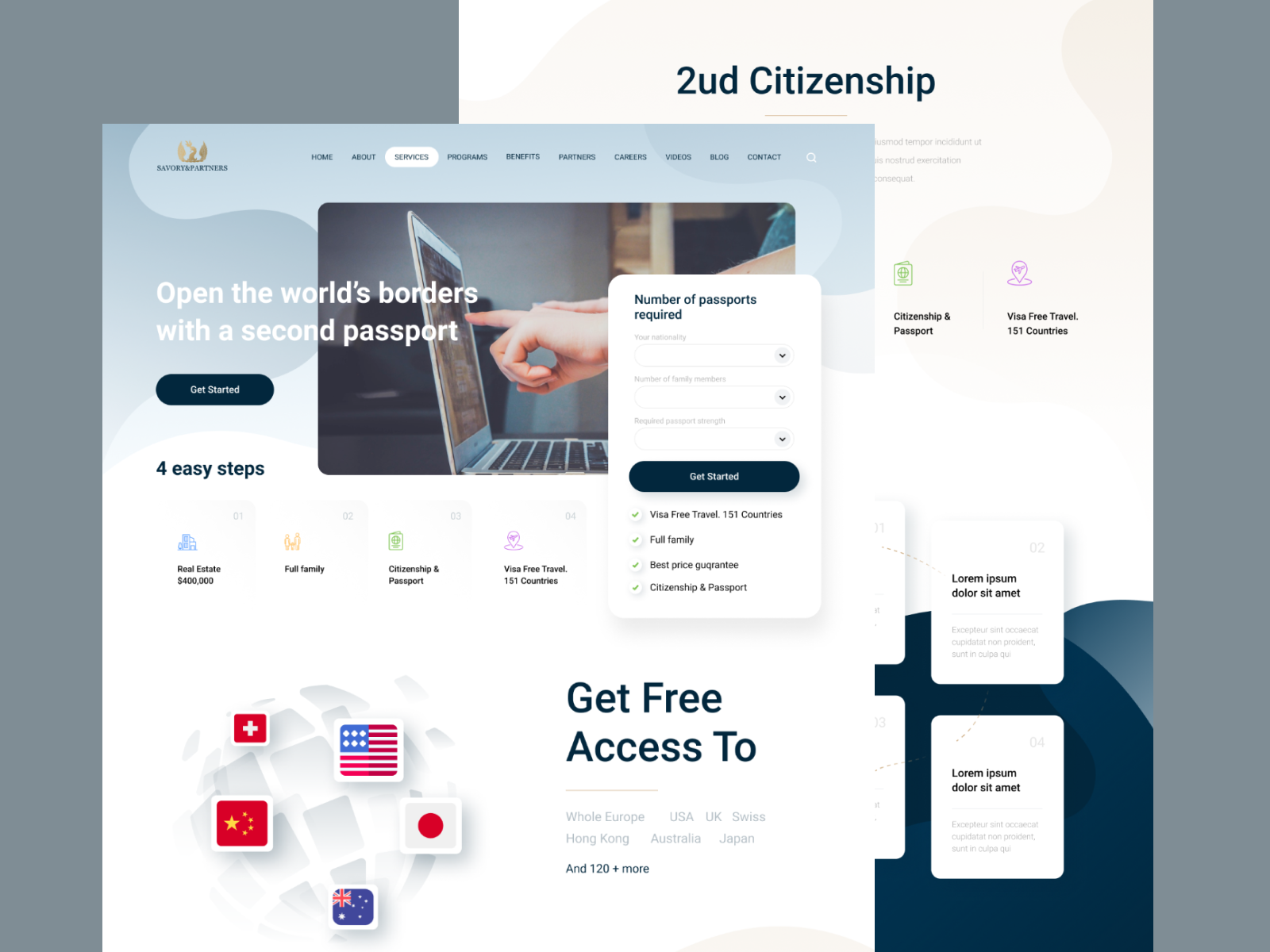 Second Citizenship By Investment By Horizon Design Agency On Dribbble