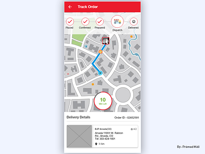 Track Order by Pramod Mali on Dribbble