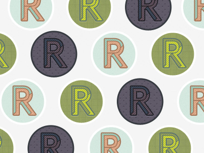 Mono-gram Pattern by Ralph Ashby on Dribbble