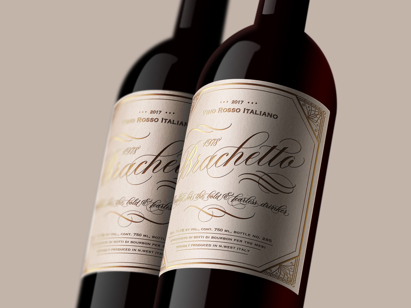 Wine Packaging Label Design by Leah Chong on Dribbble