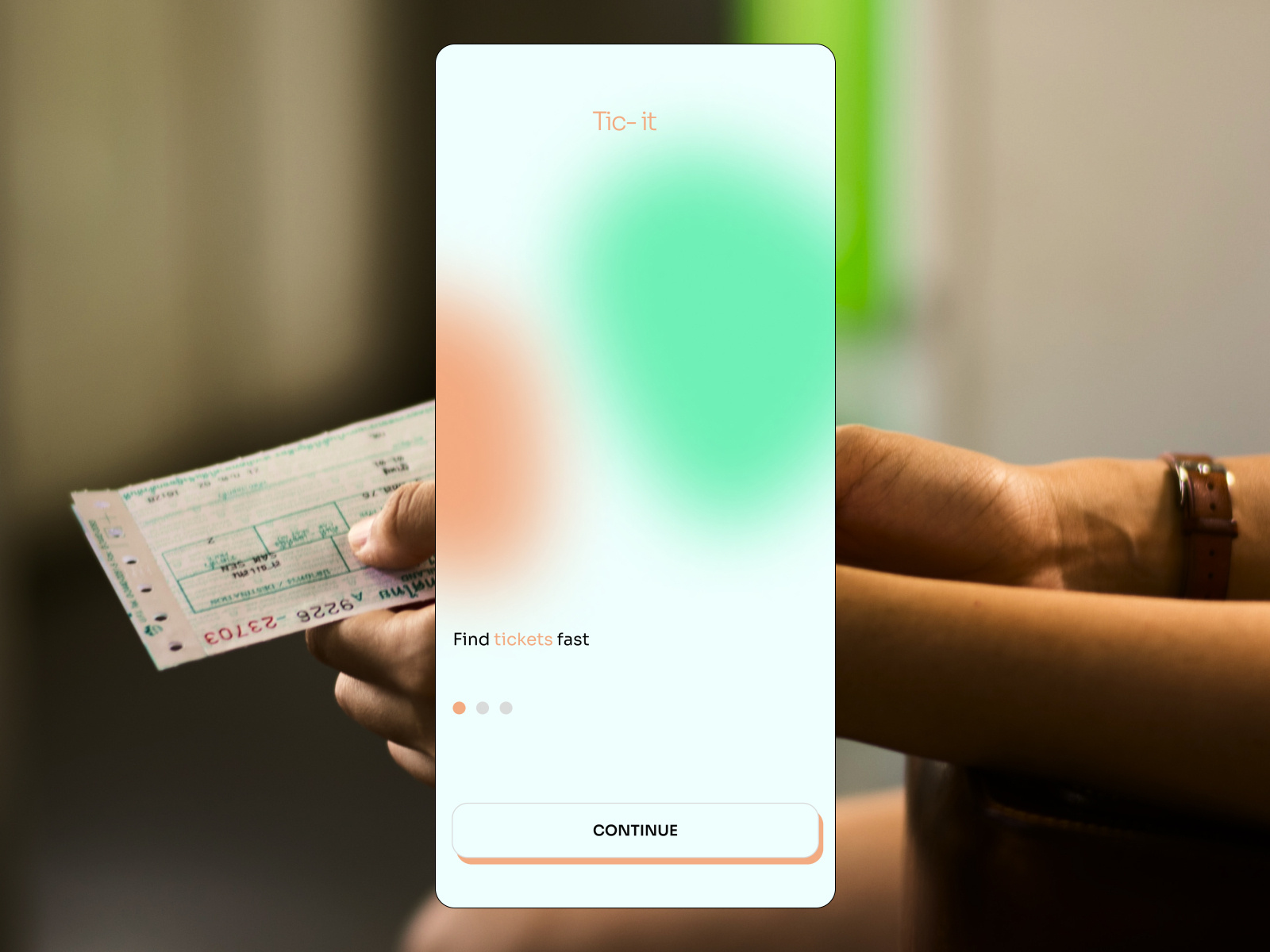 Ticket UI Shot. by Hakeem Adjei on Dribbble