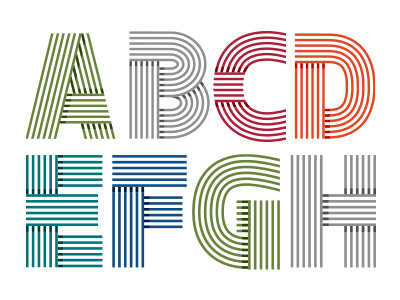 Experimental Typeface by Zach Stroeher on Dribbble