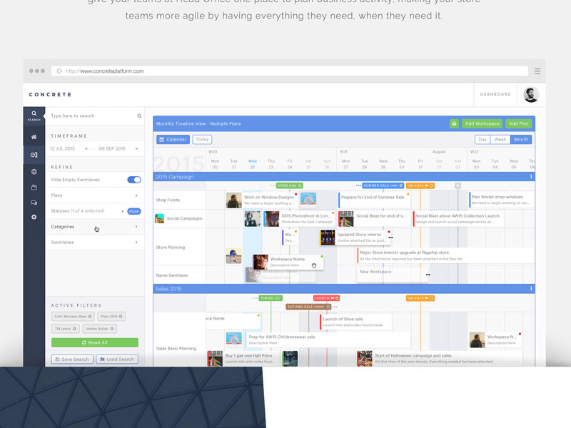 Product Ui - Concrete Website by Josh Overton on Dribbble