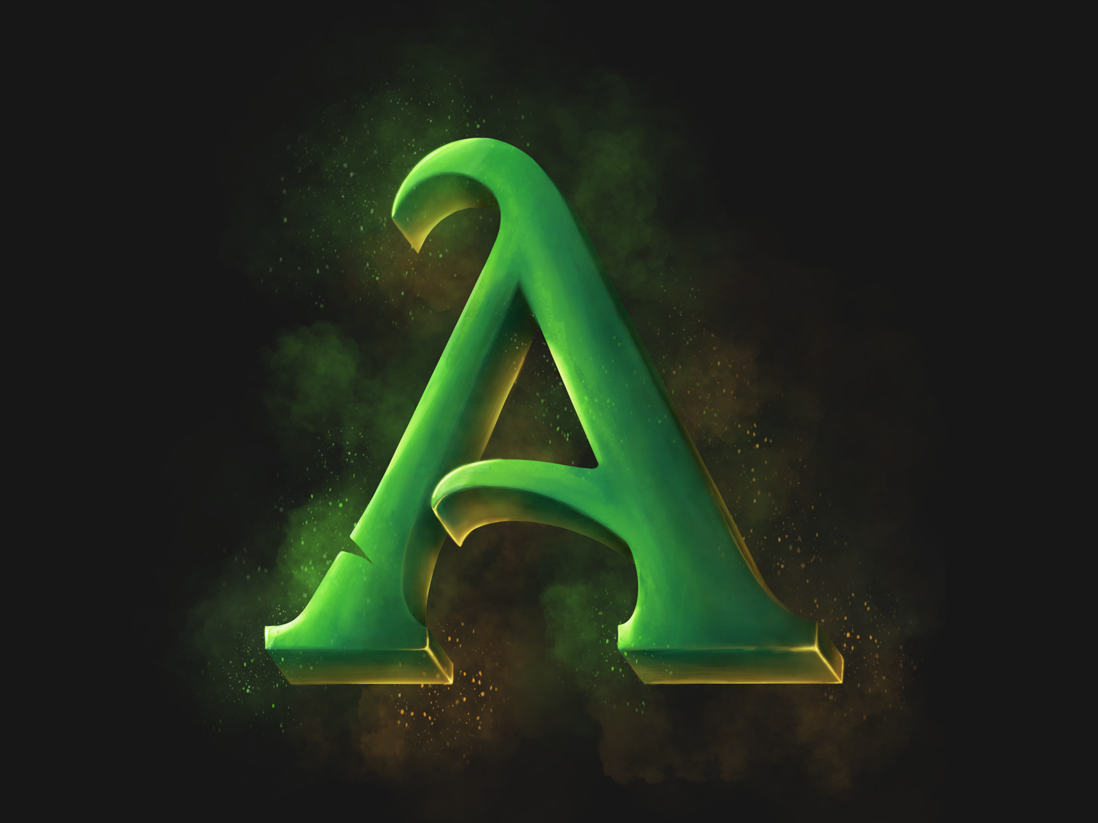 The letter A - GUI ART by Adi Sharon Feldman on Dribbble