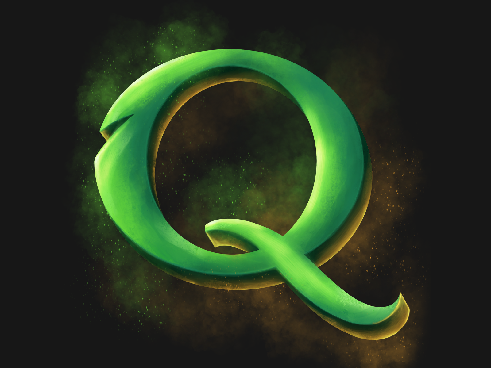 The letter Q - GUI ART by Adi Sharon Feldman on Dribbble