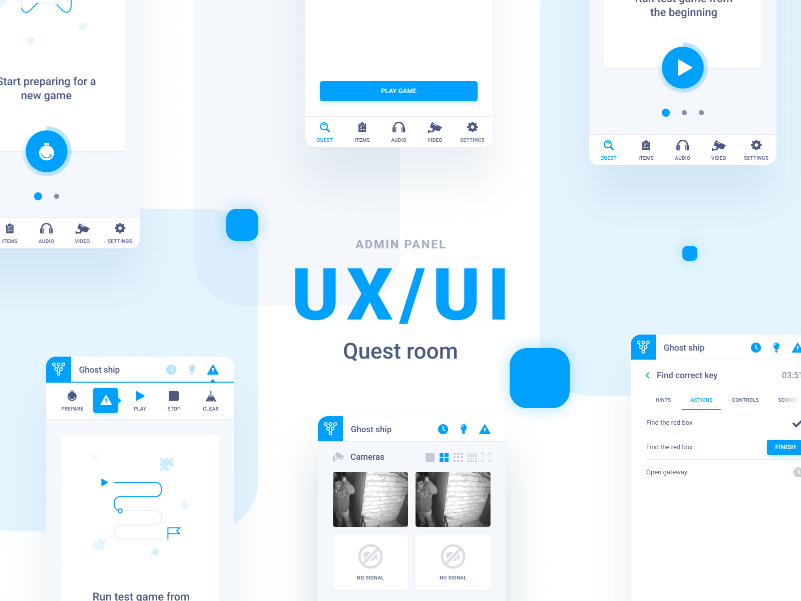 Quest room | Admin panel (mobi) by Nikita Shabunko on Dribbble