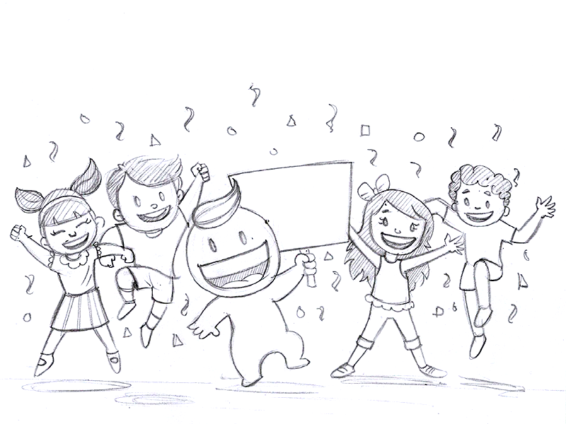 Happy Children Sketch by Koncept Makers on Dribbble