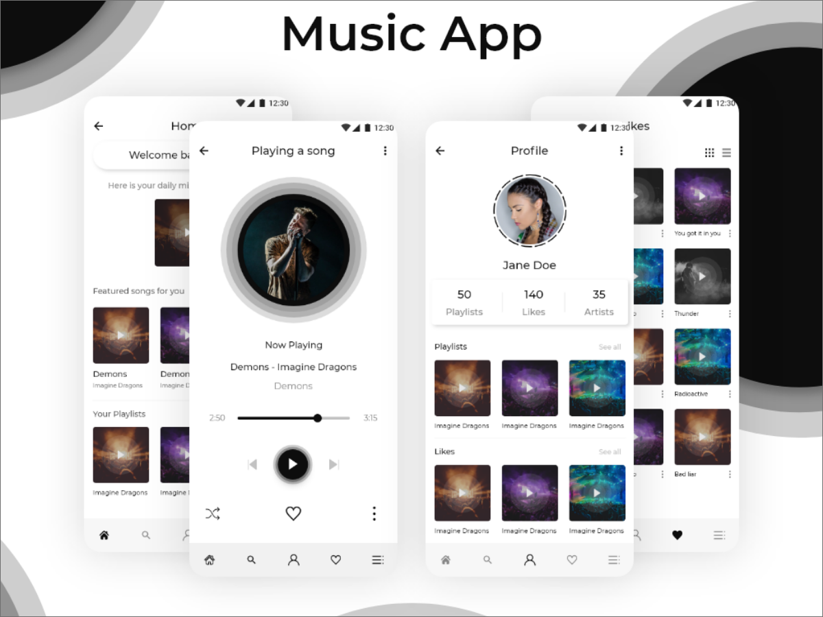 Apple Music App Redesign Challenge by asmaa mohammed on Dribbble