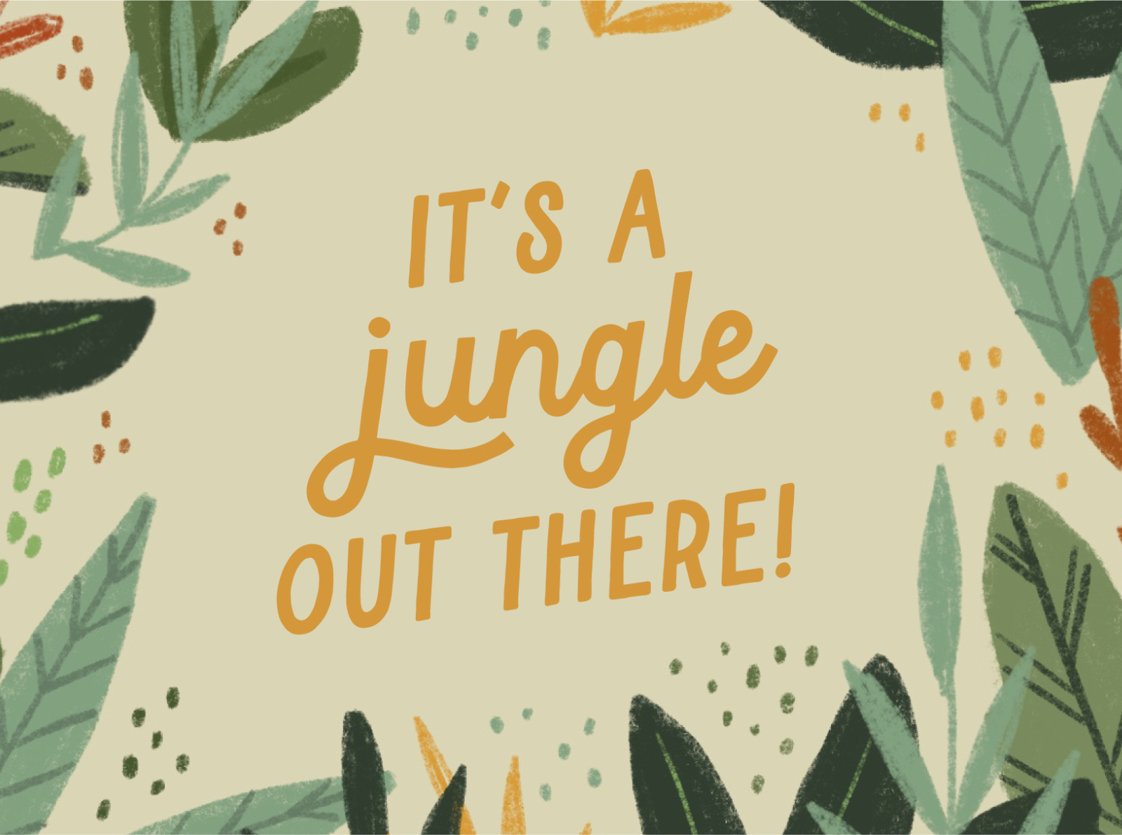 Jungle Giant Font Duo by Rachel Kick on Dribbble