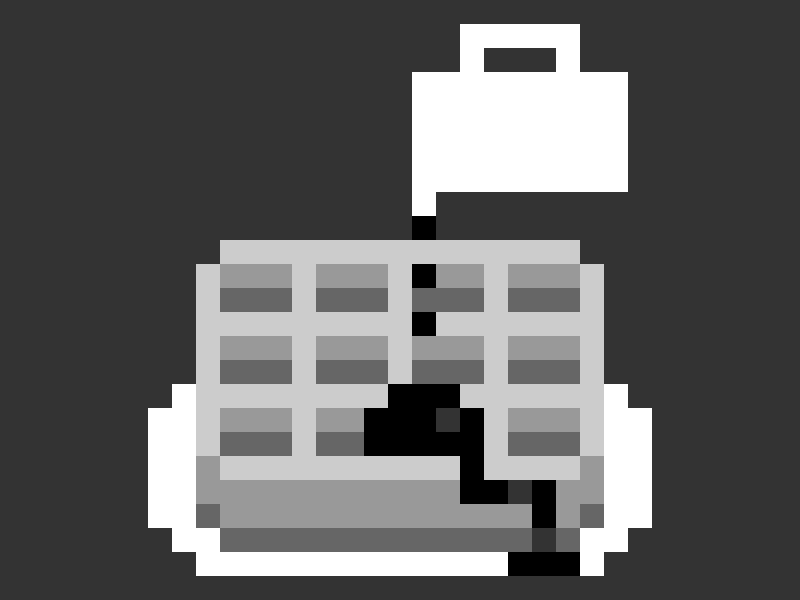 Pixel Waffle by Amanda Cassingham-Bardwell on Dribbble