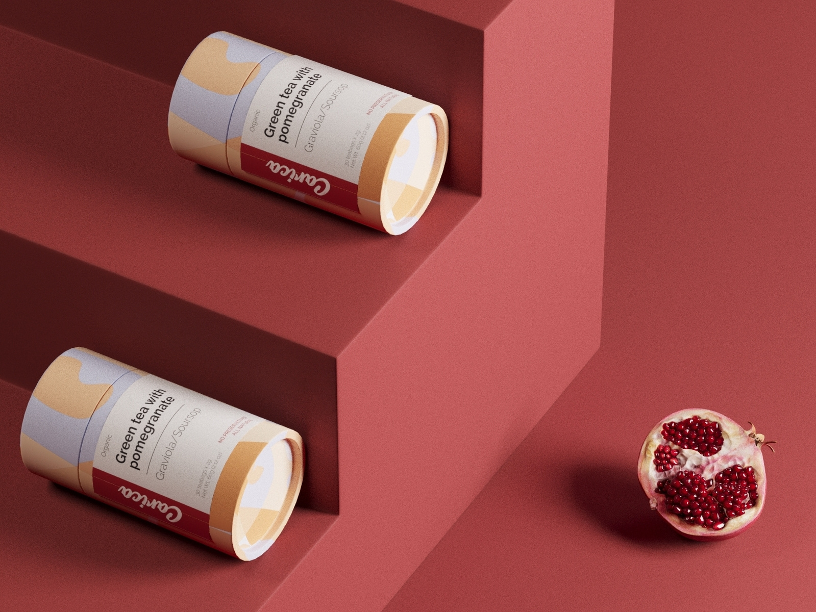 Tea label design by Andrey Alexsandrov on Dribbble