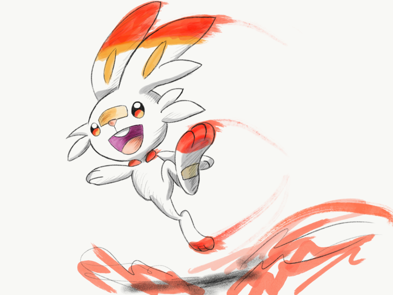 Scorbunny (Pokemon Sword & Shield) by Ivan Ramirez on Dribbble