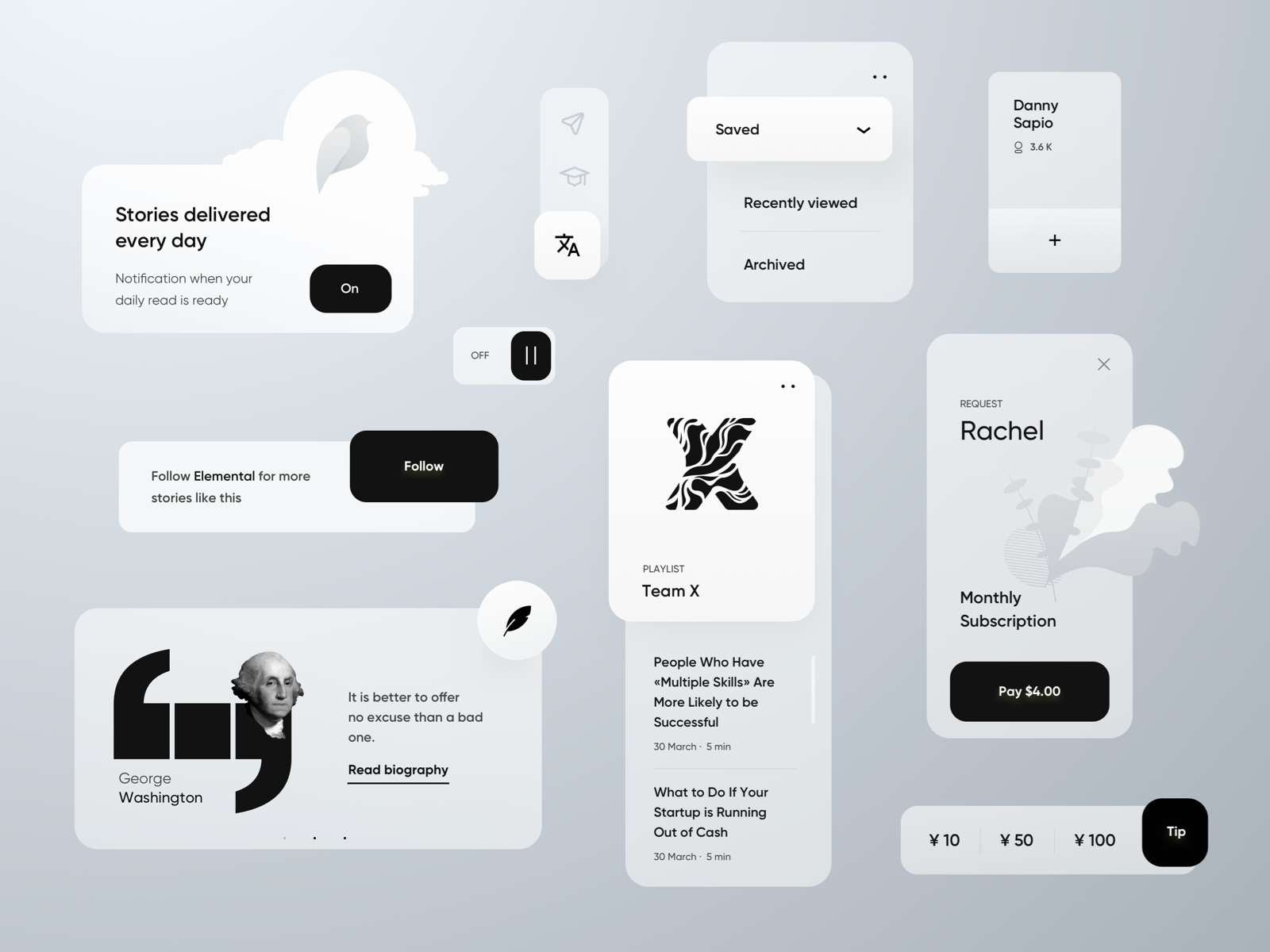Online Journal by Sèrgi Mi for Fireart Studio on Dribbble