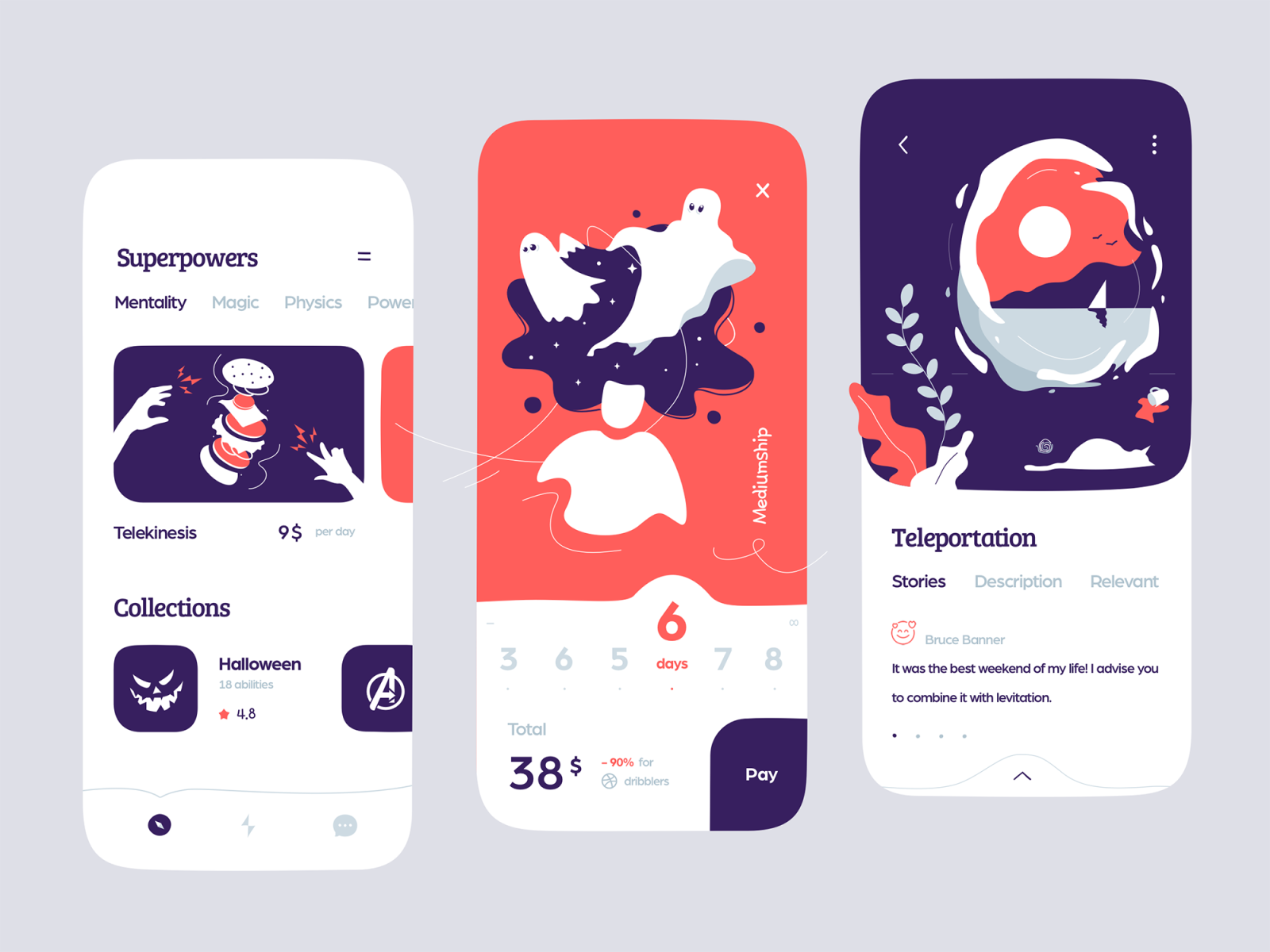 Superpower Store by Sèrgi Mi for RonDesignLab ⭐️ on Dribbble