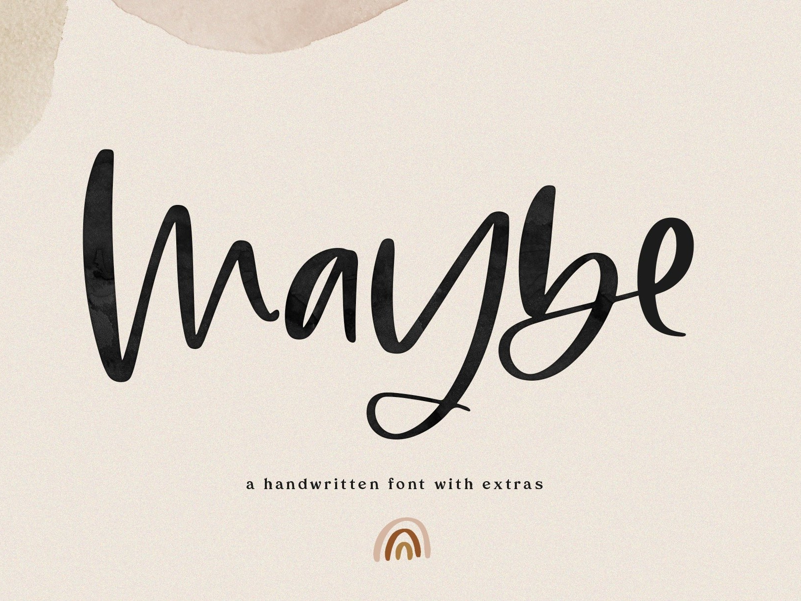 Dribbble - mayb-.jpg by Fonts Collection