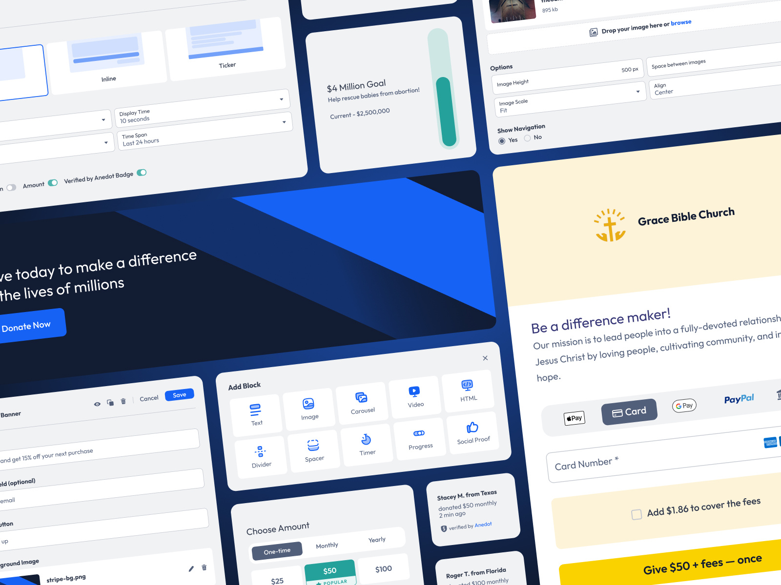 Anedot Design System by Timothy Boros for Heyo on Dribbble