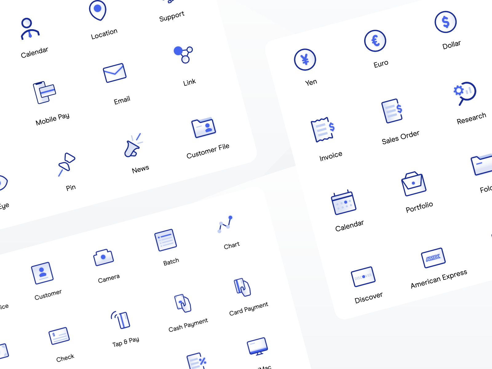 Iconography design by Kevin Asgari on Dribbble