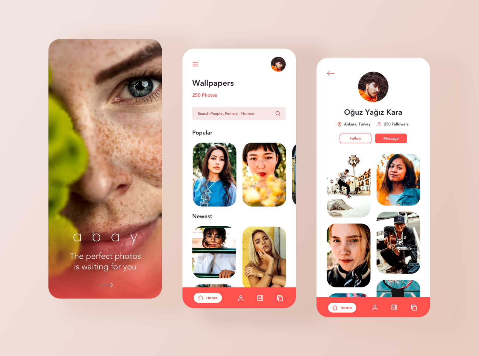 Photo App by Emre Seçer on Dribbble