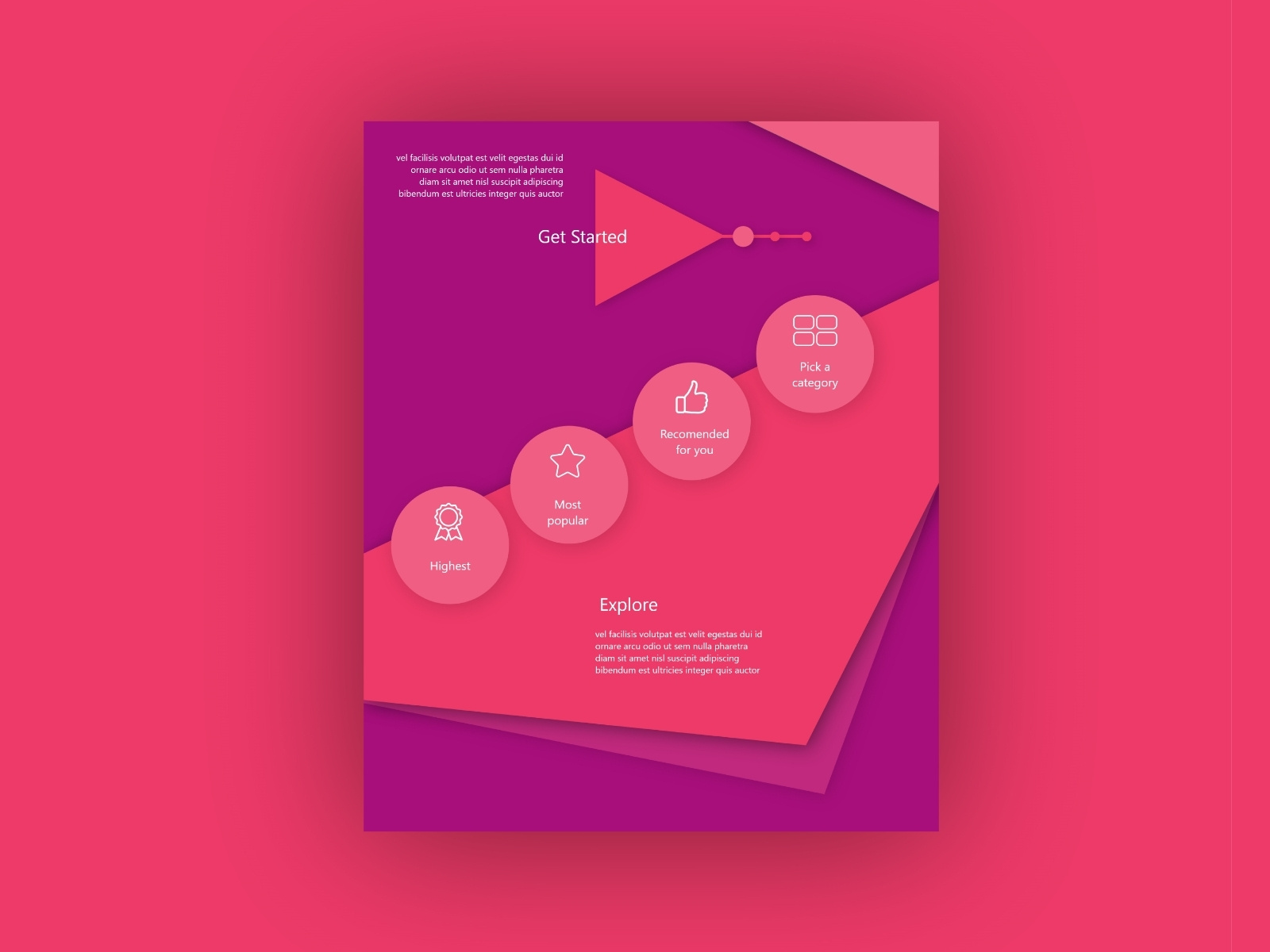 Funky Menu by Ravindu Subasinghe on Dribbble