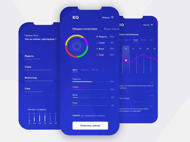 EQ APP by Vadim Marchenko on Dribbble
