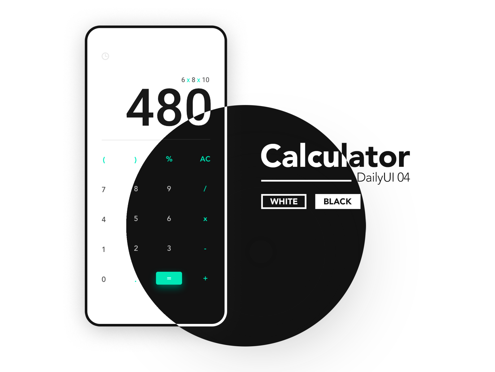 Calculator Interface - App Concept Design by Charles Postiaux on Dribbble